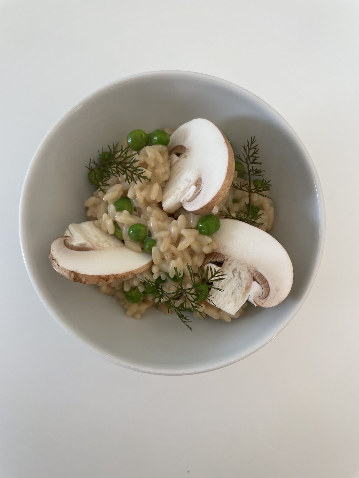 MUSHROOM, MISO, FENNEL AND PEA RISOTTO – Riso Gallo UK