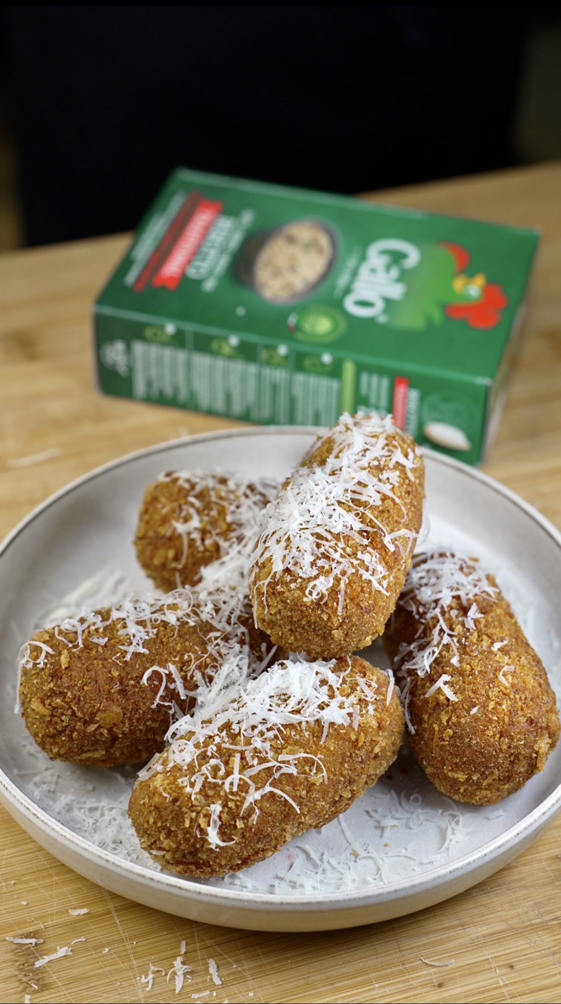 RICE CROQUETTES WITH BOLOGNESE AND MOZZARELLA (SUPPLI) – Riso Gallo UK