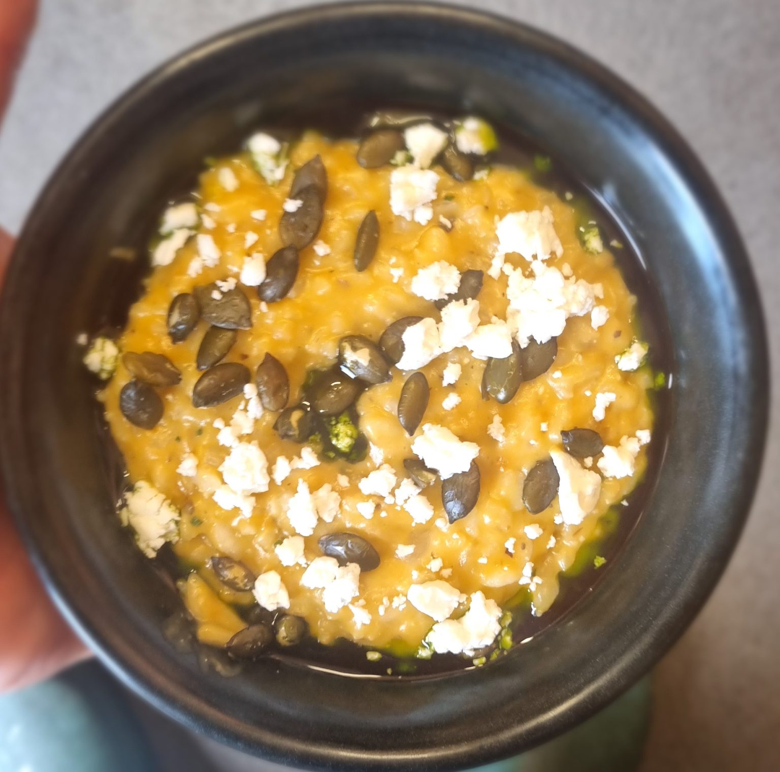 ROASTED SQUASH RISOTTO, FETA & PUMPKIN SEED OIL – Riso Gallo UK