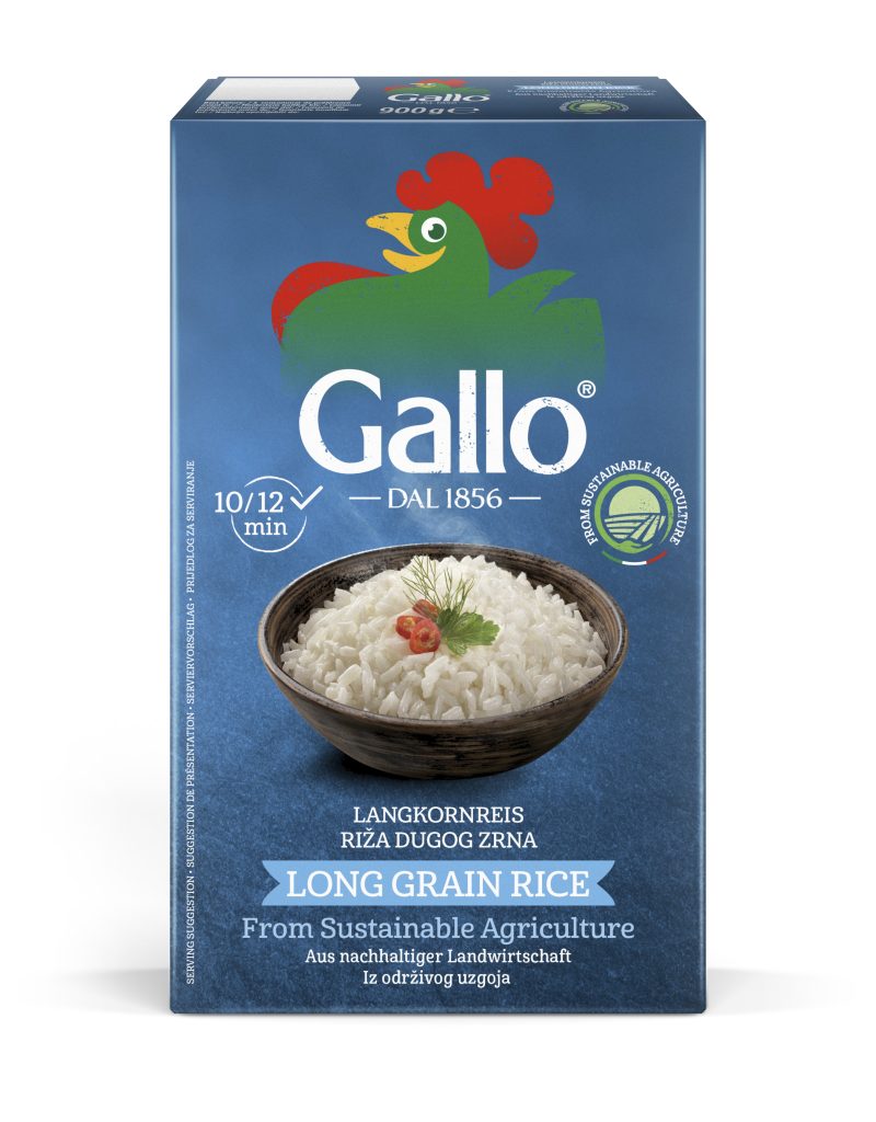 LONG GRAIN SUSTAINABLE RICE 900g – Riso Gallo UK