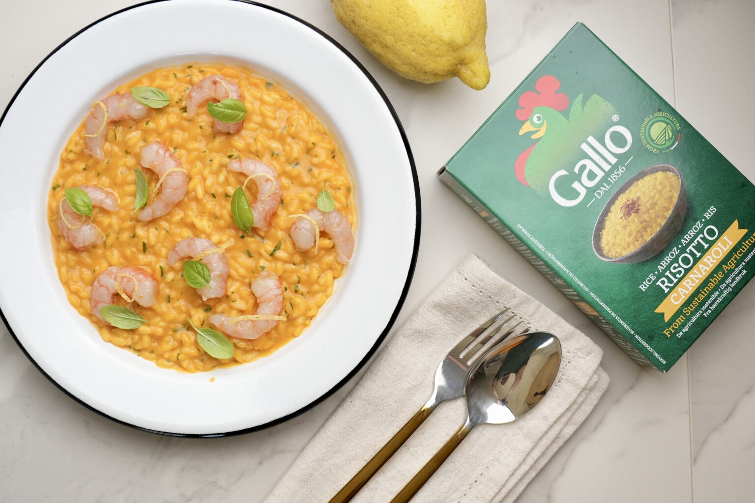 CREAMY PRAWN RISOTTO – Riso Gallo UK