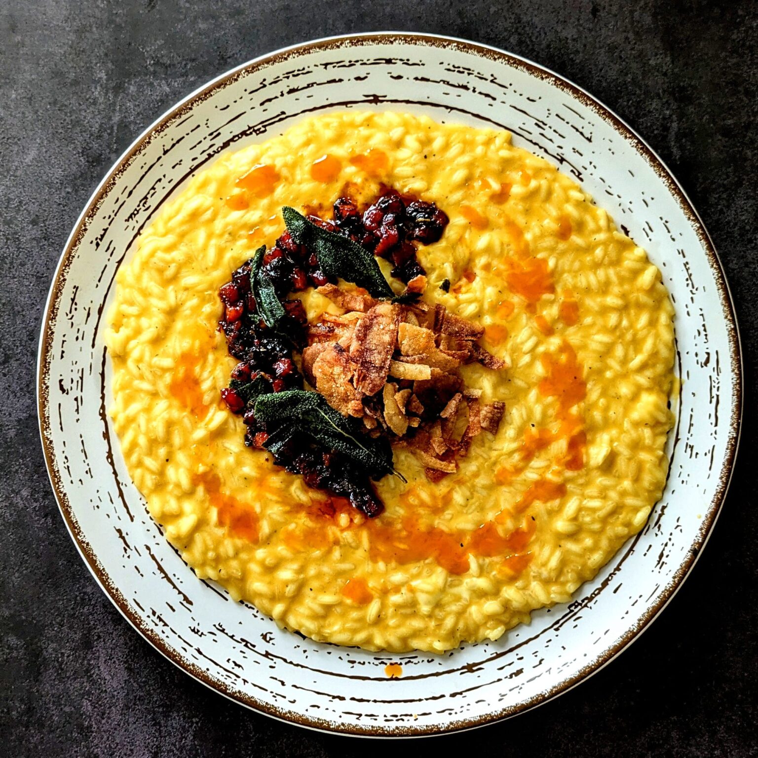 BUTTERNUT SQUASH, SAGE & HOT HONEY CHORIZO RISOTTO – Riso Gallo UK