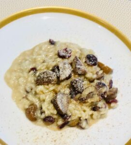 CRANBERRY, CHESTNUT AND WHITE CHOCOLATE RISOTTO – Riso Gallo UK